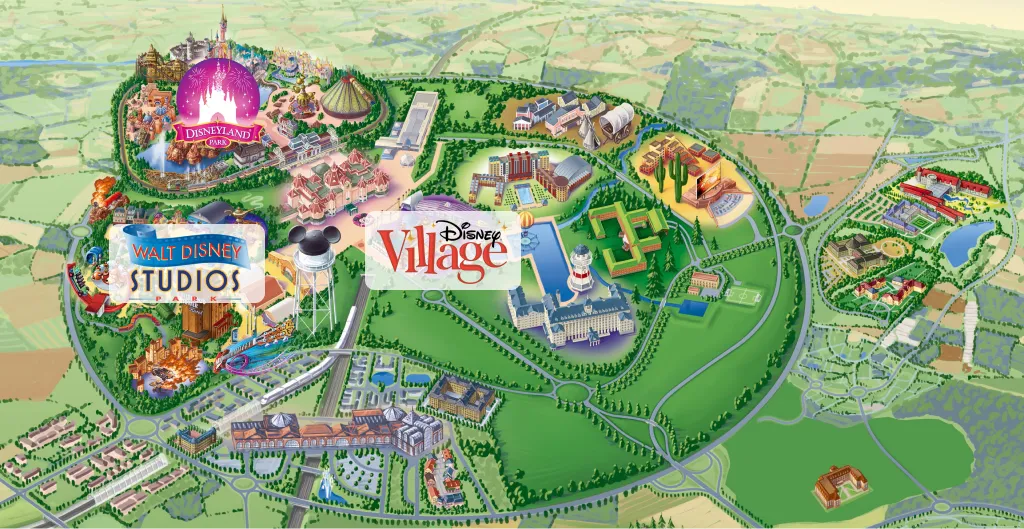 Disneyland Paris Map 2025 • DLP Trip